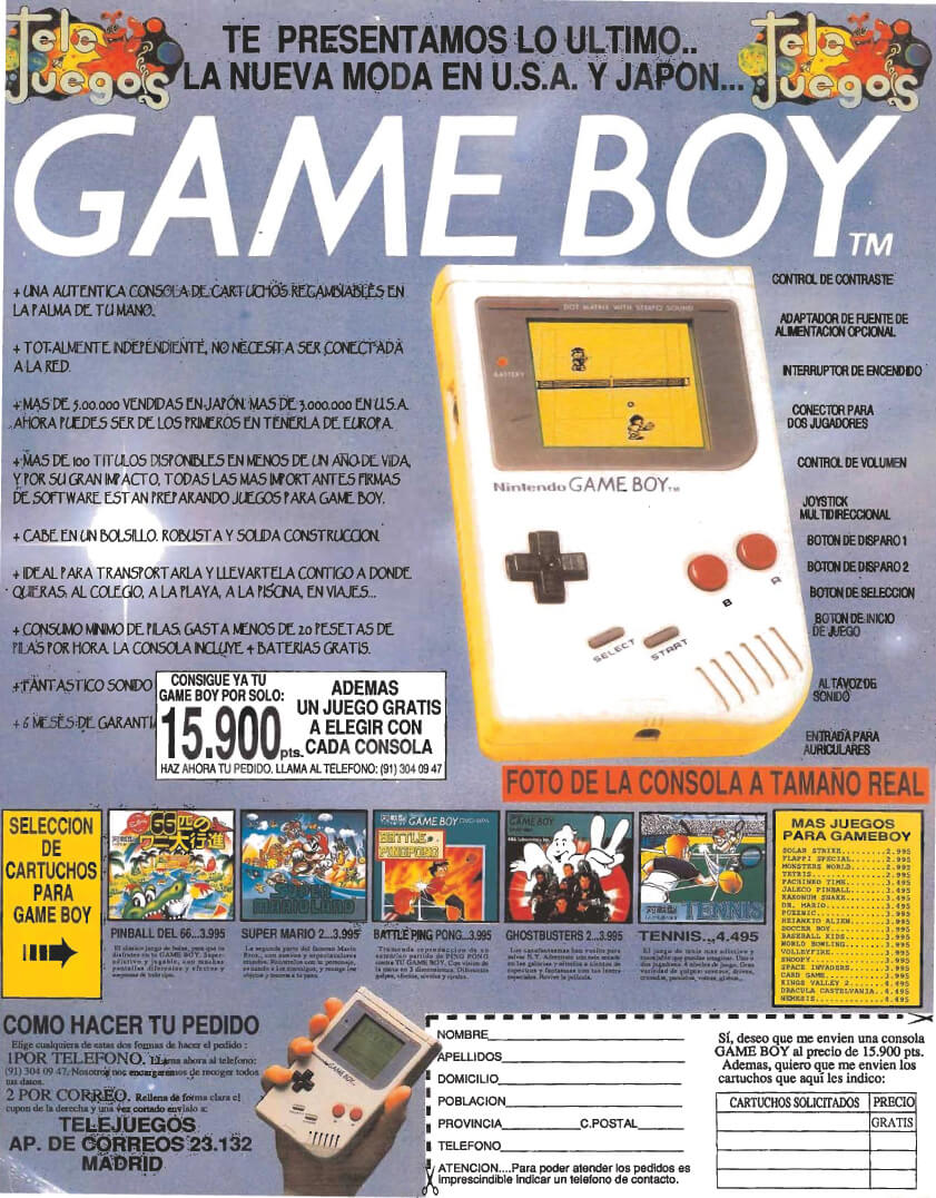 Game Boy | Nintendo | 100% RETRO | EN | INFOCONSOLAS